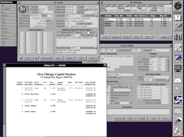 how to draw a line through text in wordperfect